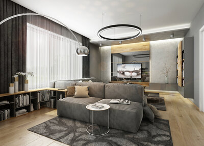 Living room in a distinctive design | AŤÁK DESIGN