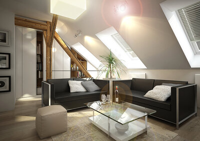Living space underneath the roof | AŤÁK DESIGN