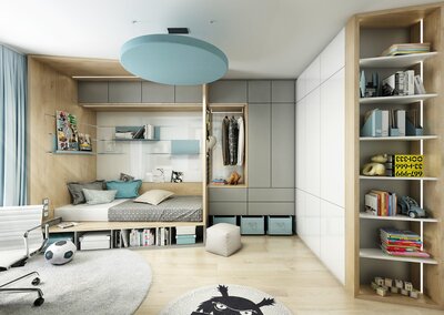 Interior design of student space | AŤÁK DESIGN