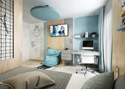 Interior design of student space | AŤÁK DESIGN