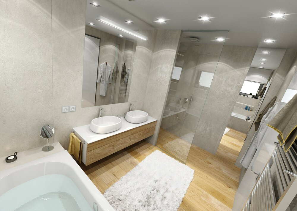 Bathroom design with wellness | AŤÁK DESIGN