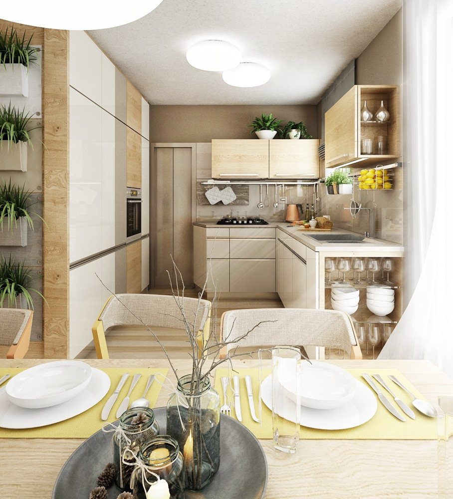 Kitchen separated by a partition from the furniture | AŤÁK DESIGN