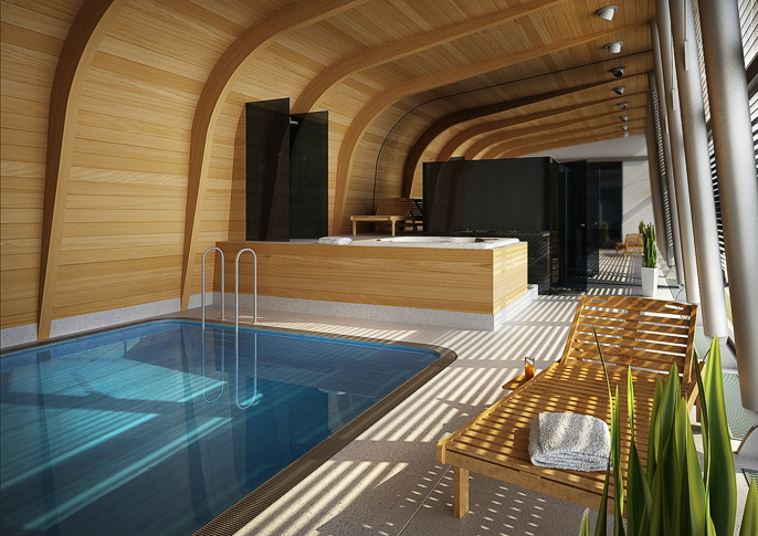 3D Visualization - Swimming pools and swimming-pool halls | AŤÁK DESIGN