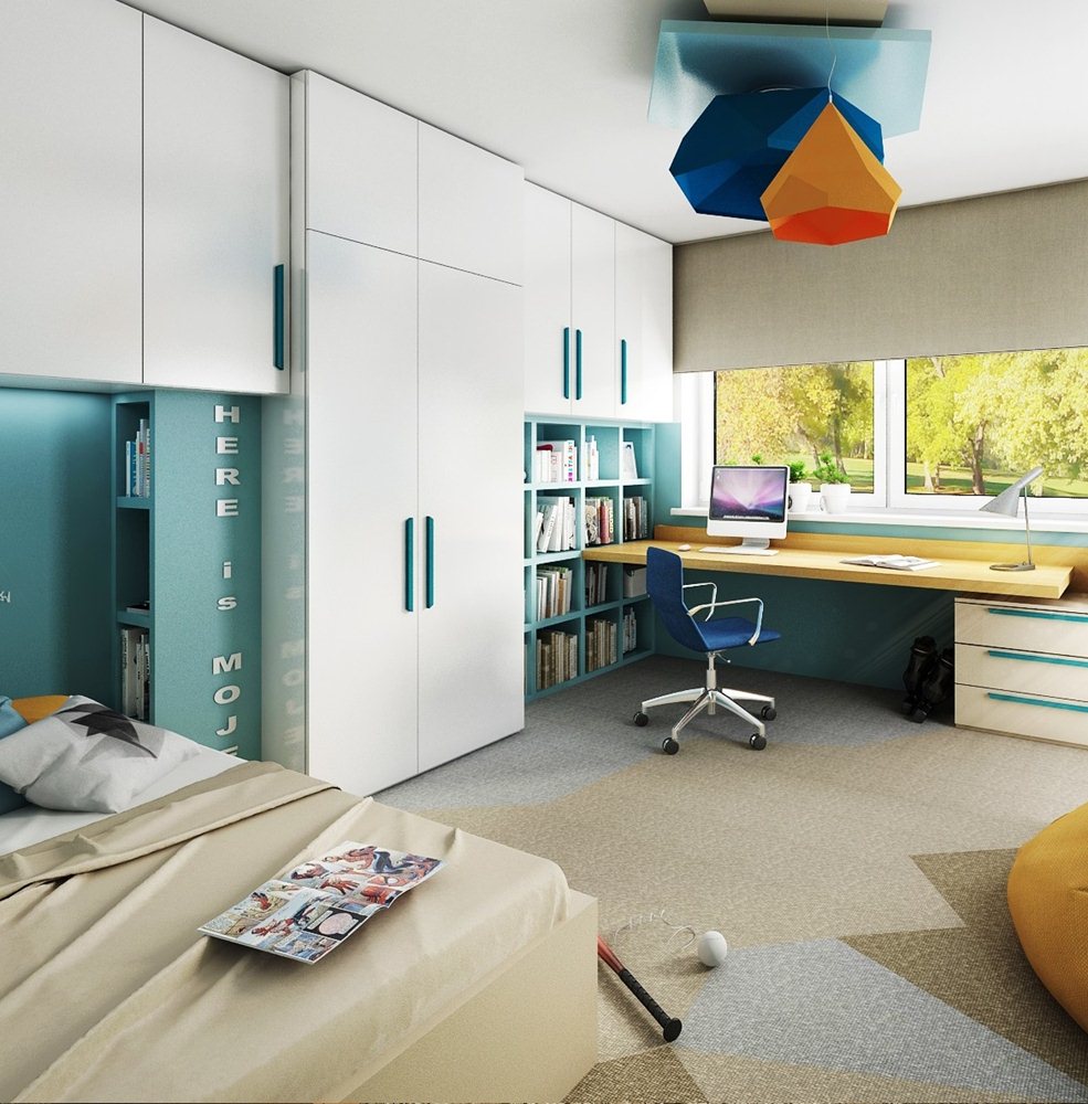 Interior design of a room for a student | AŤÁK DESIGN