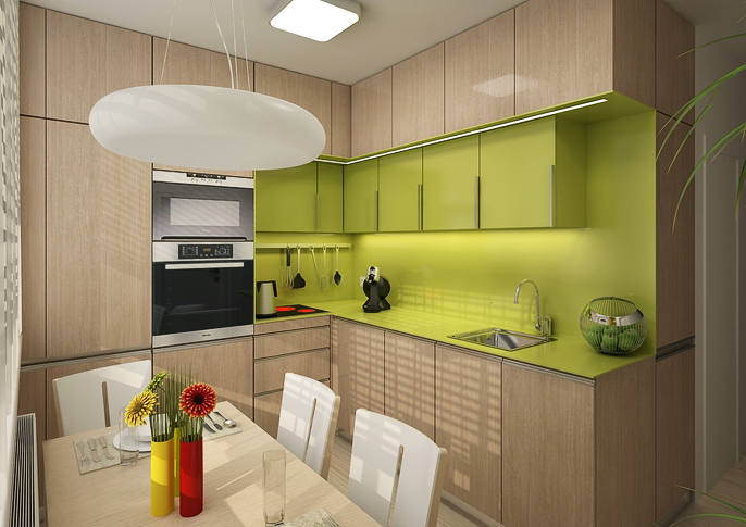 Reconstructed kitchen in an apartment building | AŤÁK DESIGN