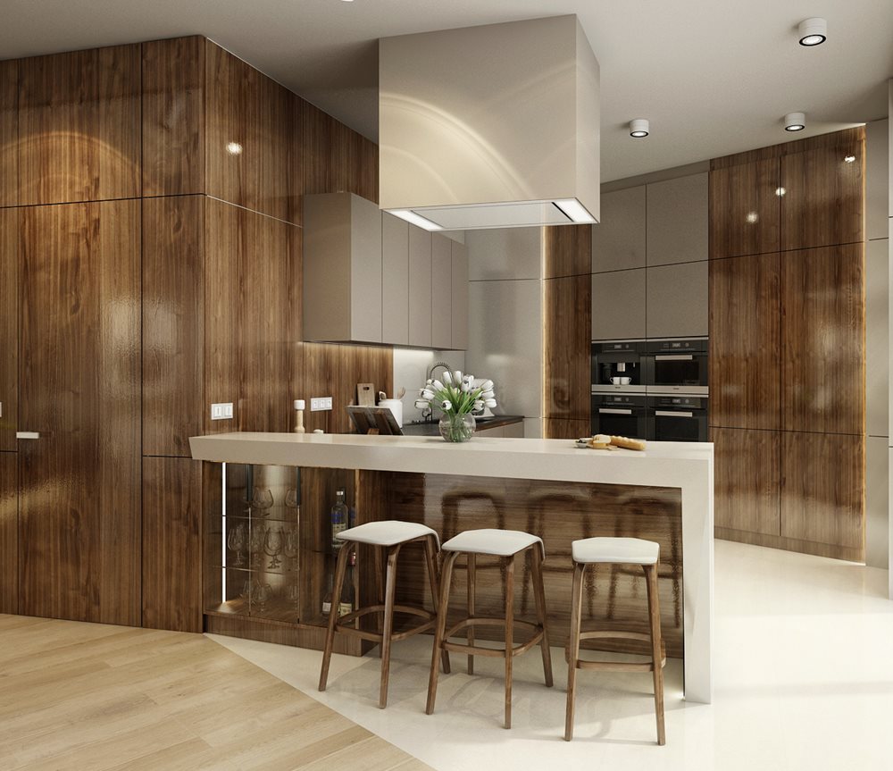 Family house in walnut decor | AŤÁK DESIGN