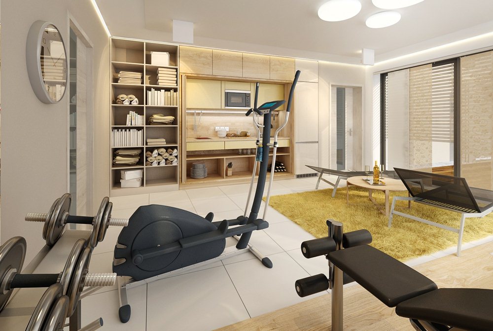 Summer kitchen in fitness | AŤÁK DESIGN