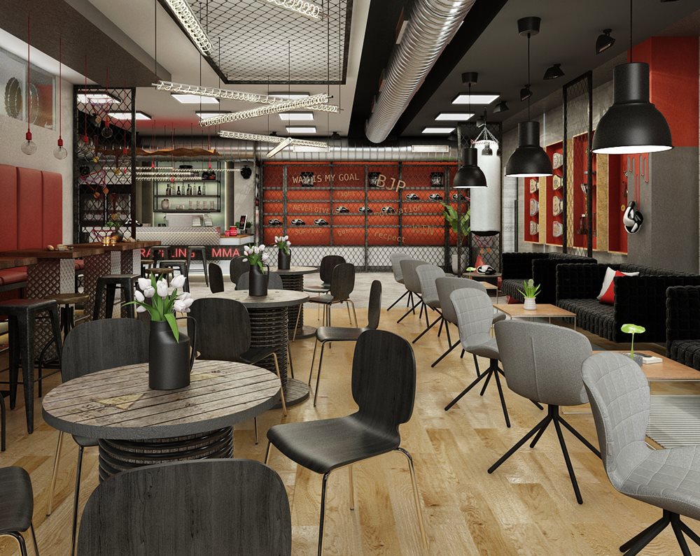 JETSAAM GYM Fitness Shop And Cafe A K DESIGN