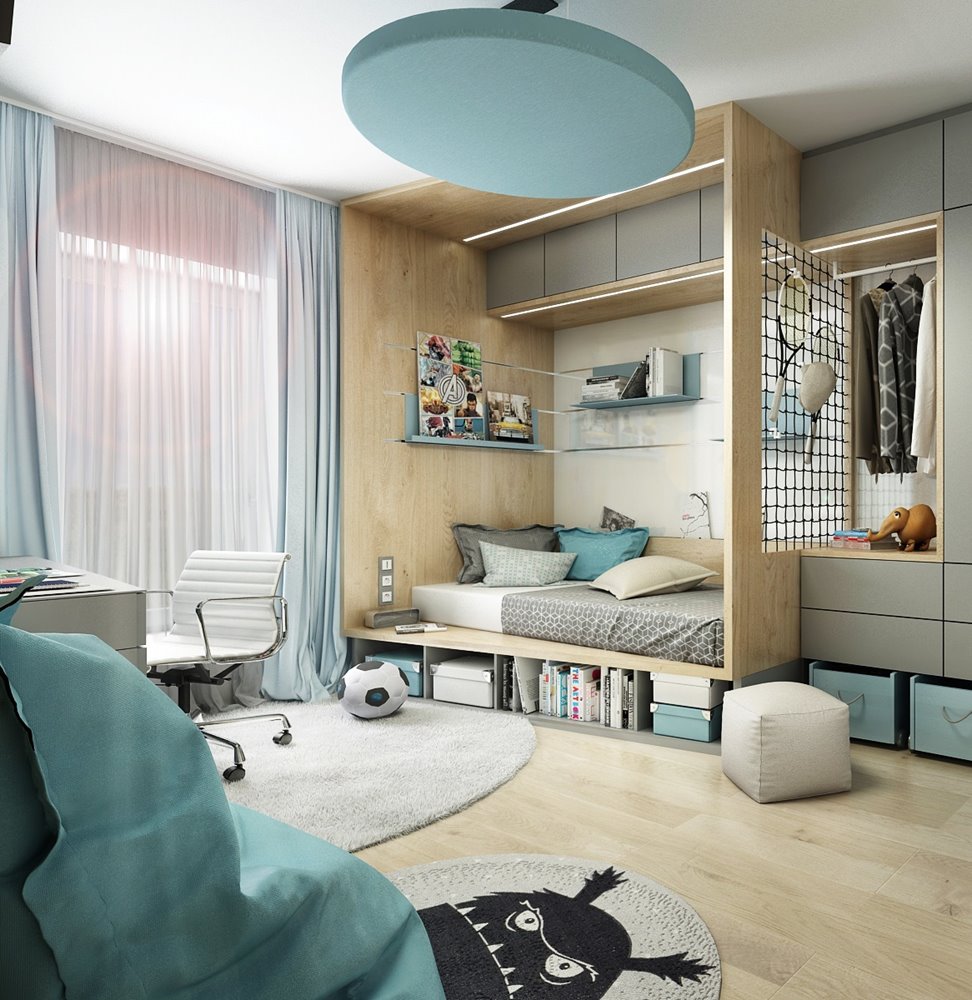 Interior design of student space | AŤÁK DESIGN