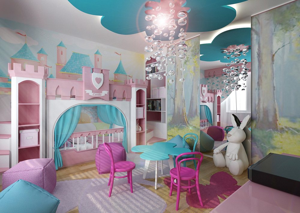 Design of a princess girl's room | AŤÁK DESIGN